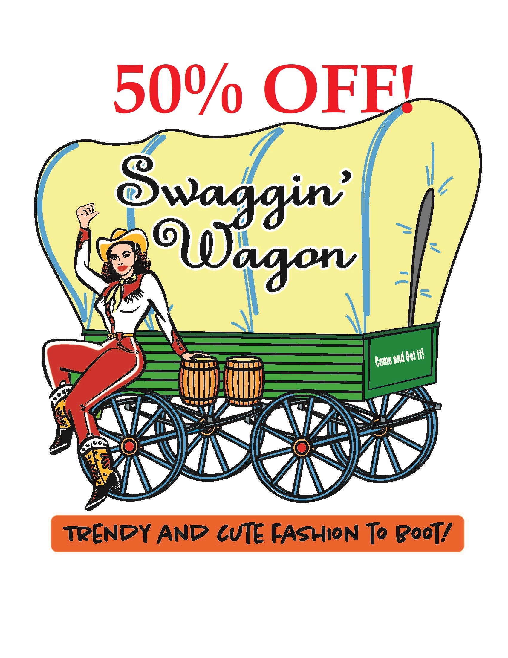 50% OFF – The Swaggin' Wagon